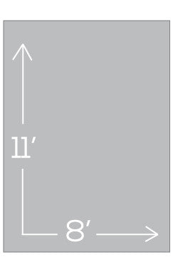 8' x 11' – High Street Market