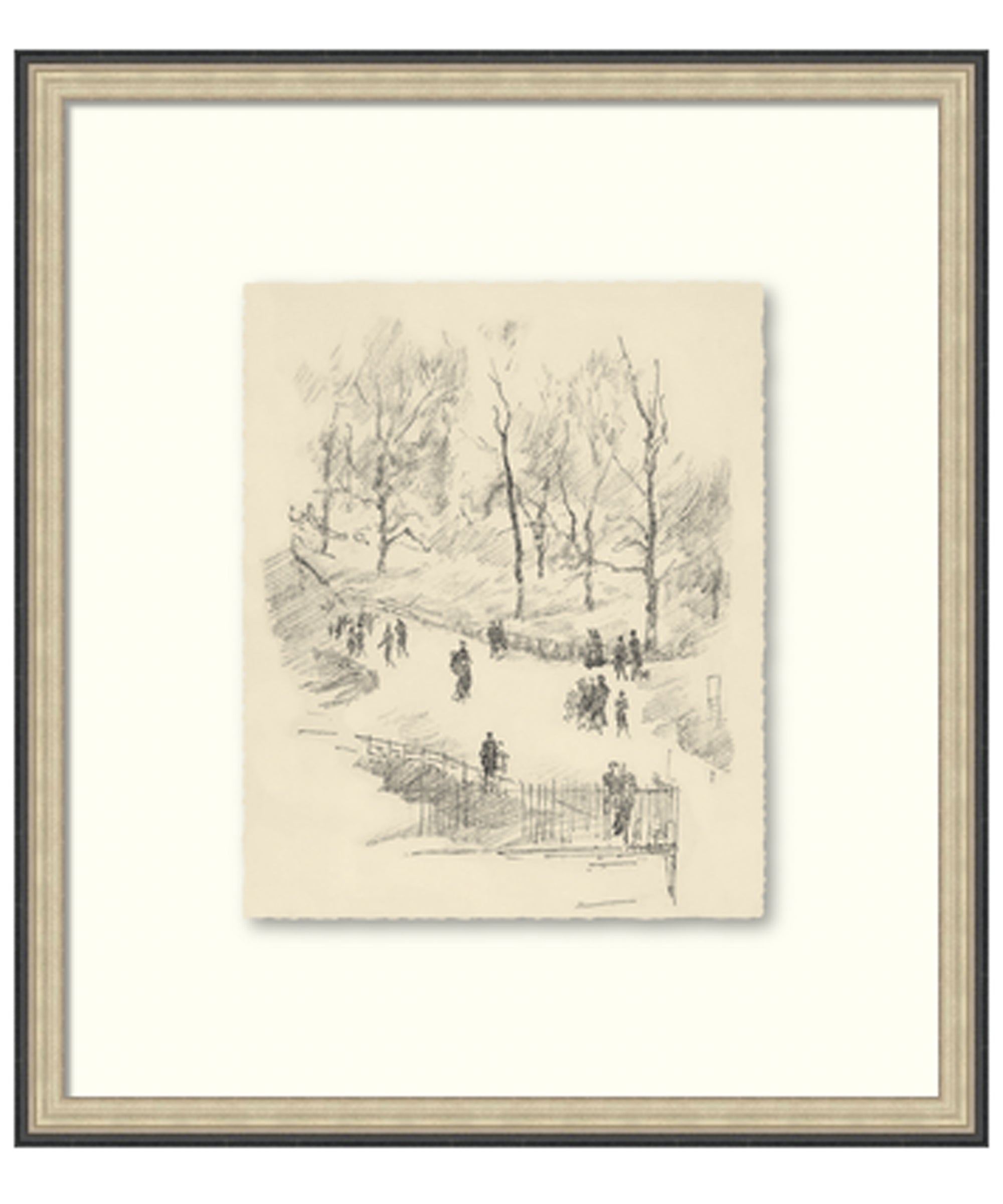 Park Walk Etching Sketch – High Street Market