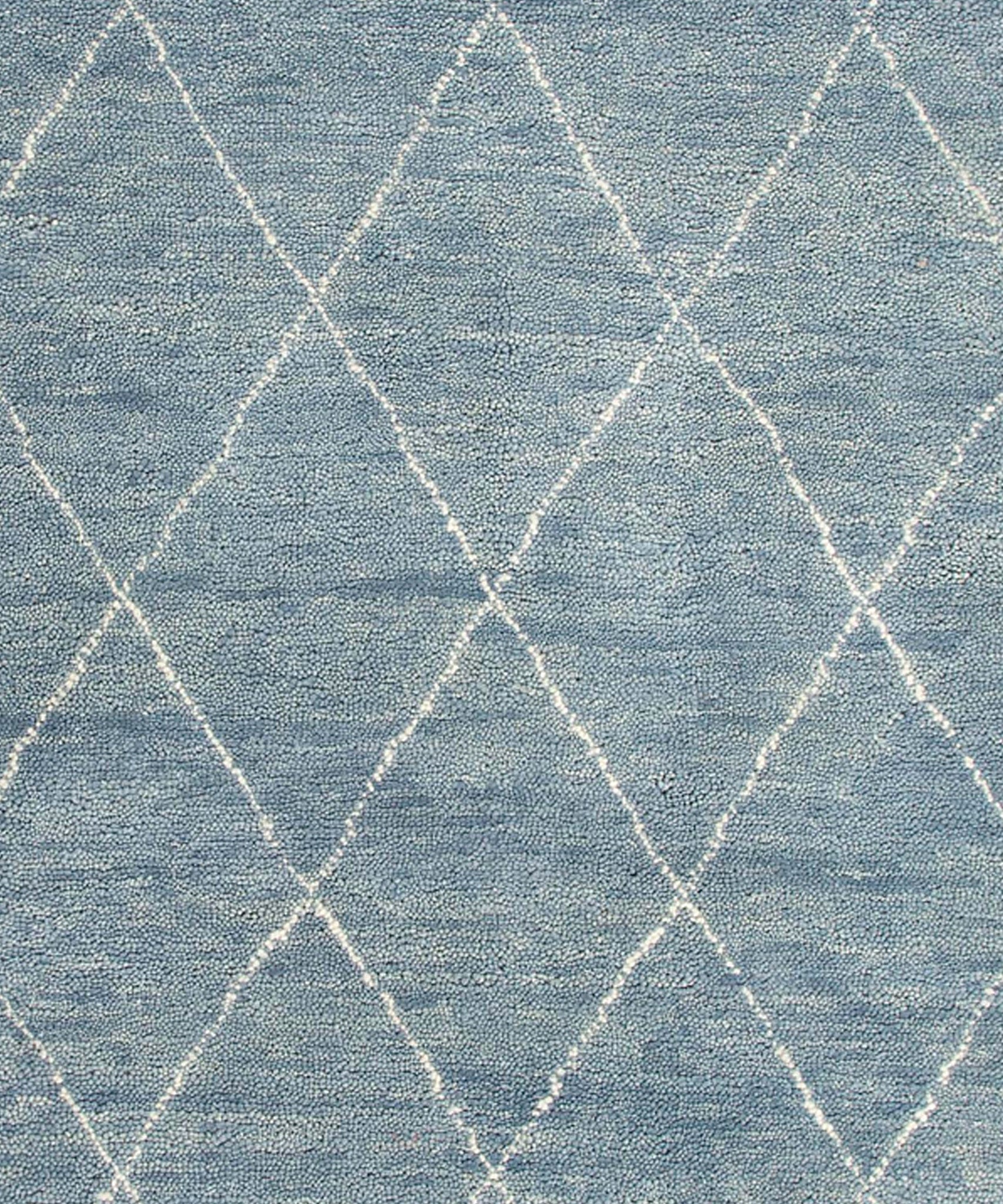 Tangier Hand-Knotted Wool Rug, Slate Blue – High Street Market