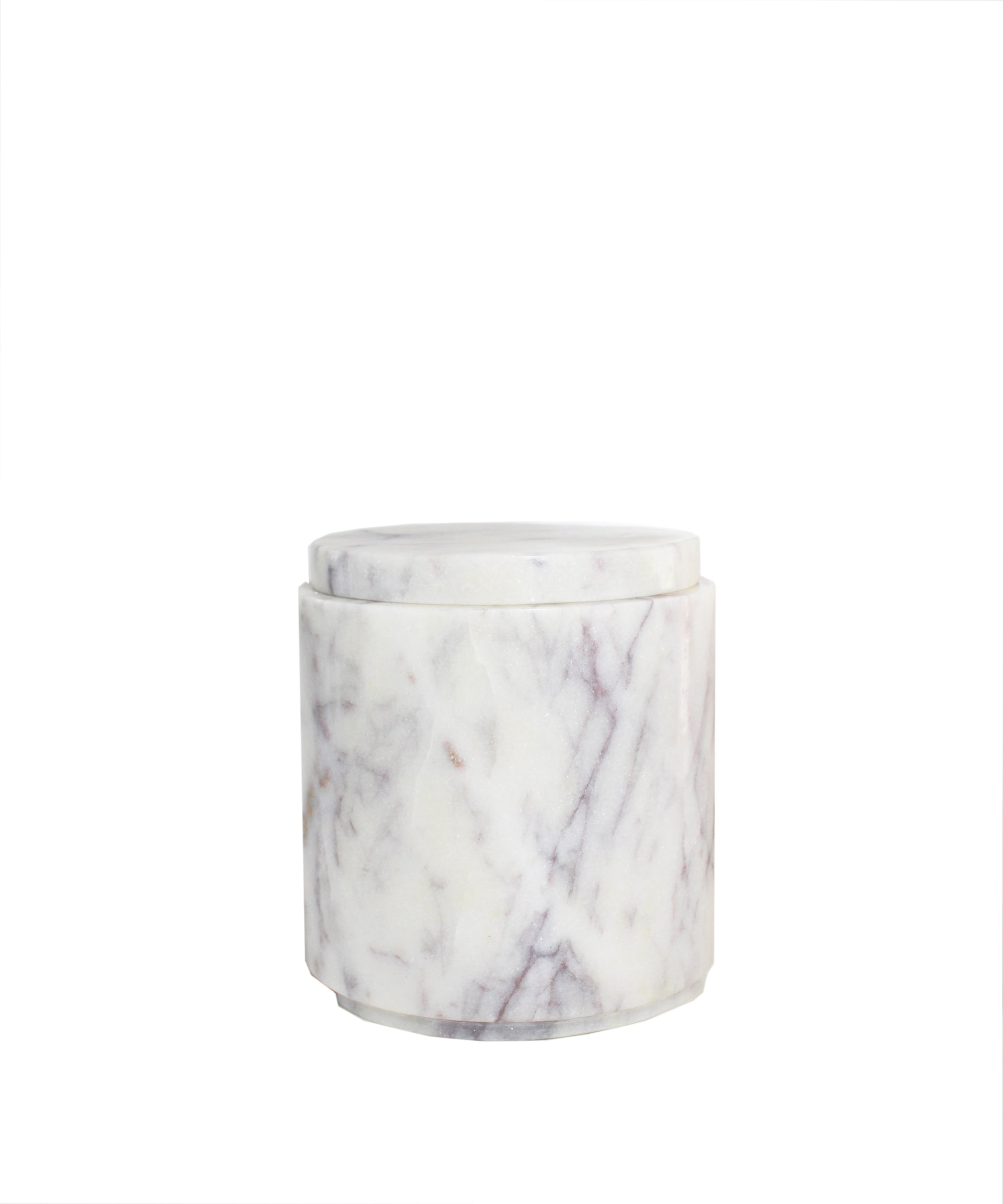 Round Marble Canisters with Lid – High Street Market