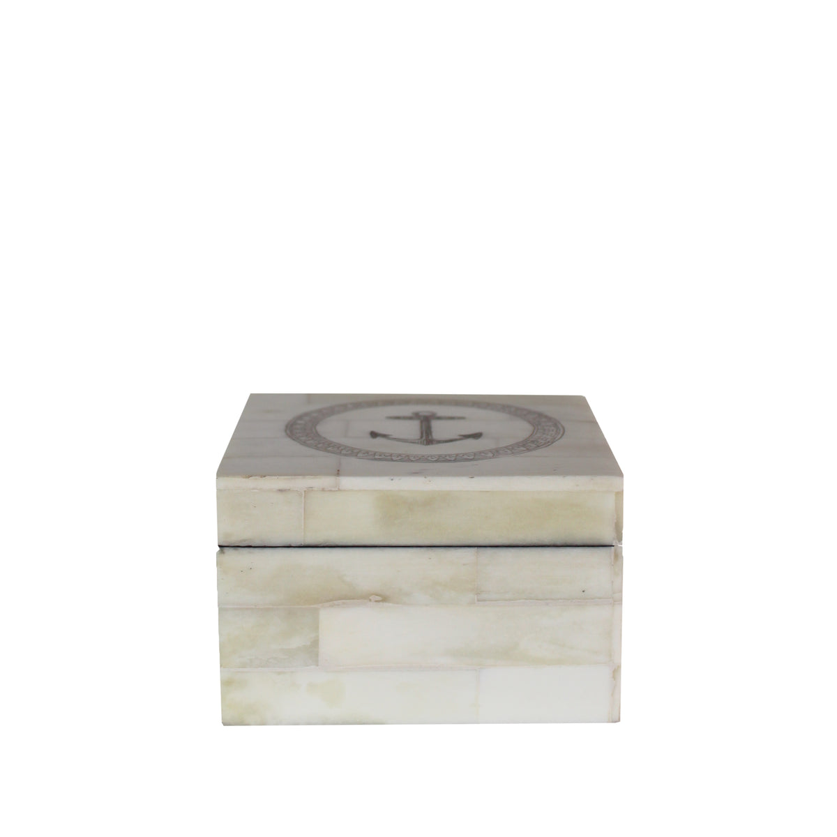 Bone Clad Storage Box with Anchor – High Street Market