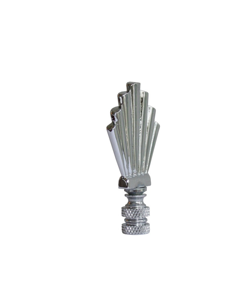 Silver Art Deco Lamp Finial – High Street Market