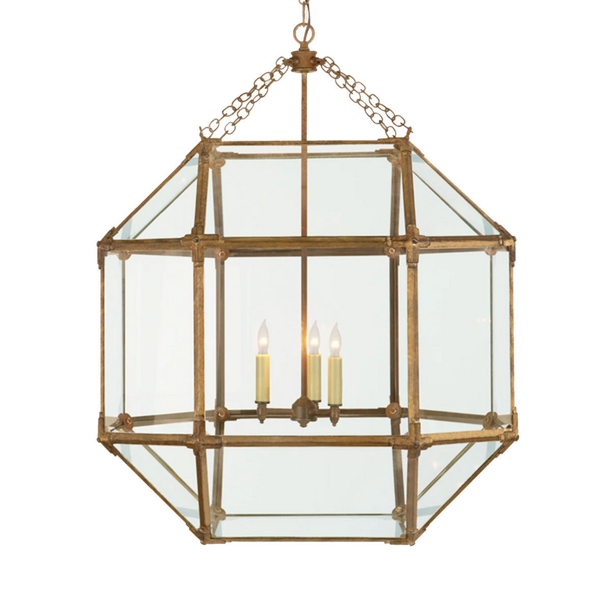 Large Morris Lantern, Gilded Gold – High Street Market