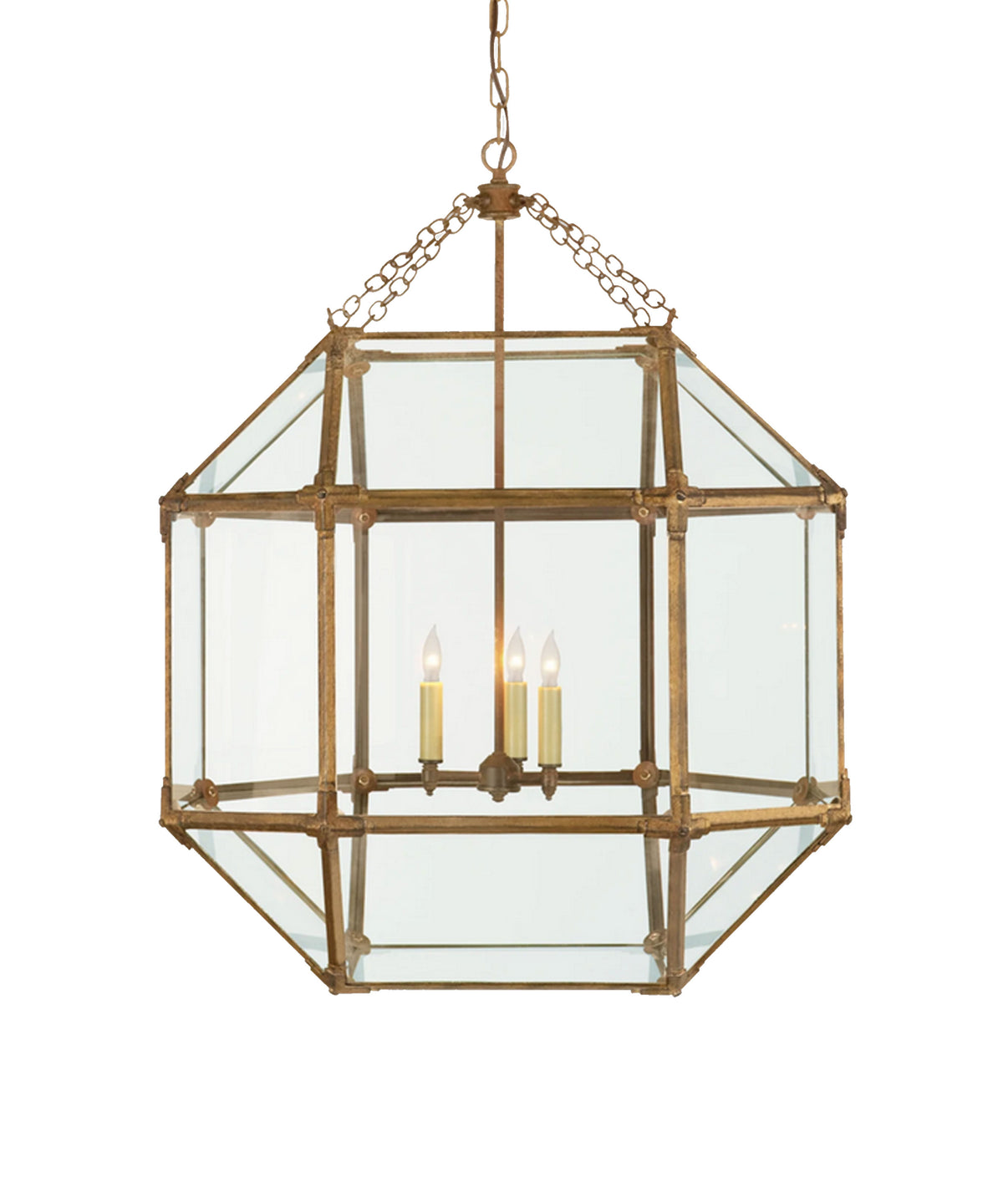 Large Morris Lantern, Gilded Gold – High Street Market