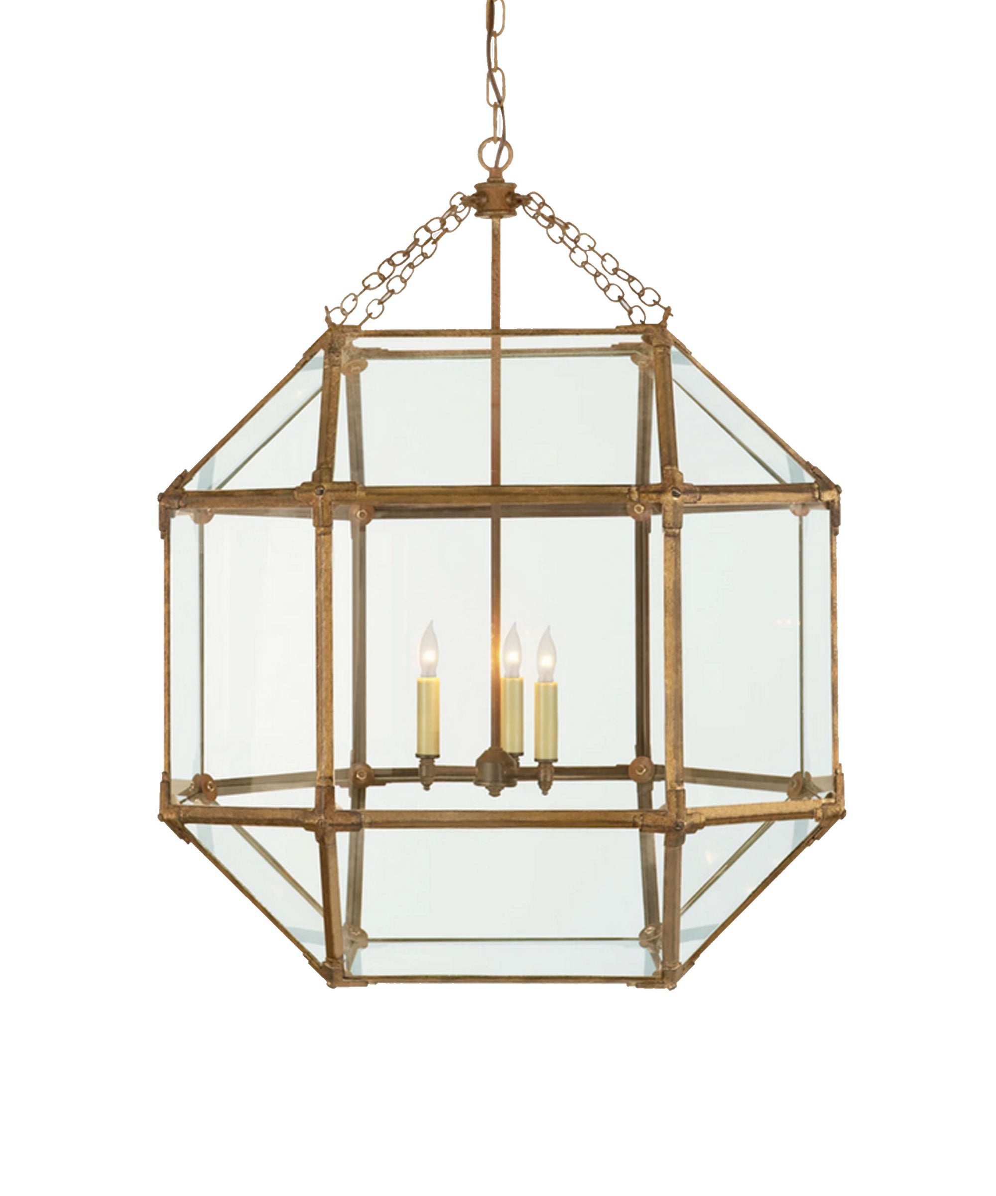 Large Morris Lantern, Gilded Gold – High Street Market