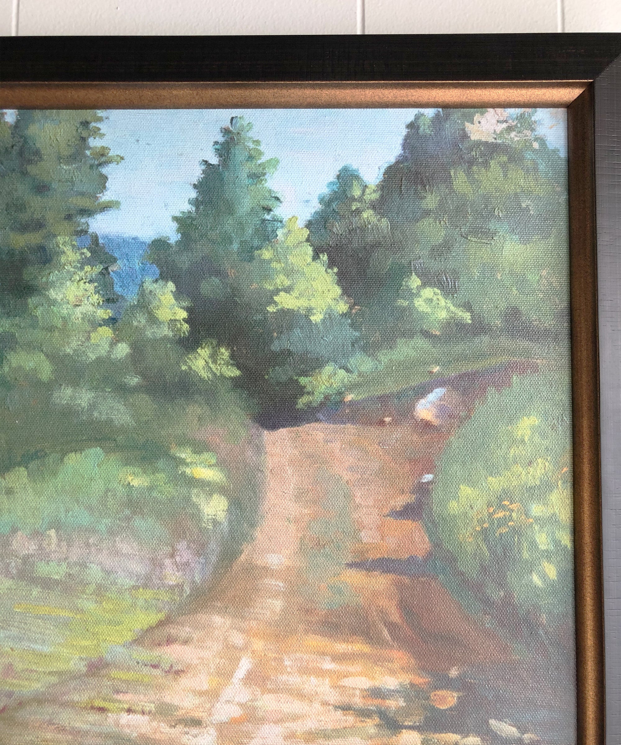 Mountain Path Framed Painting, Limited Edition – High Street Market
