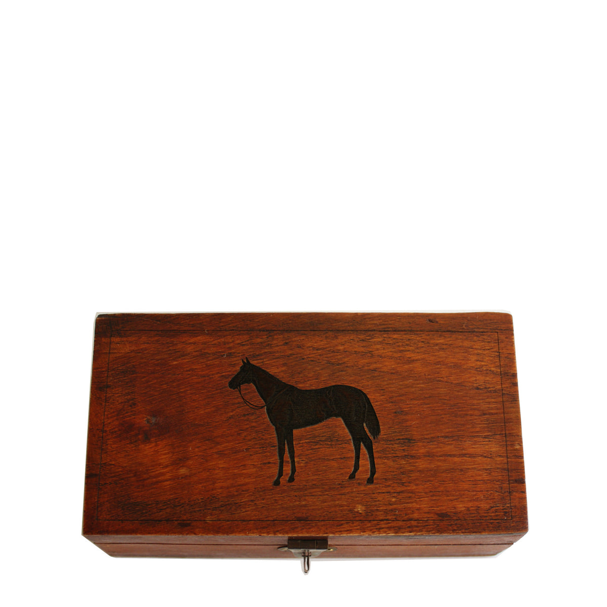 Thoroughbred Horse, Etched Wooden Box – High Street Market